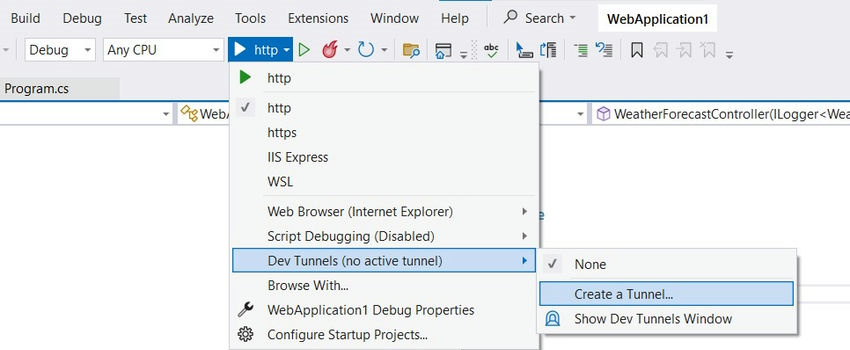 Dev Tunnel in Visual Studio Simplifies Local Development